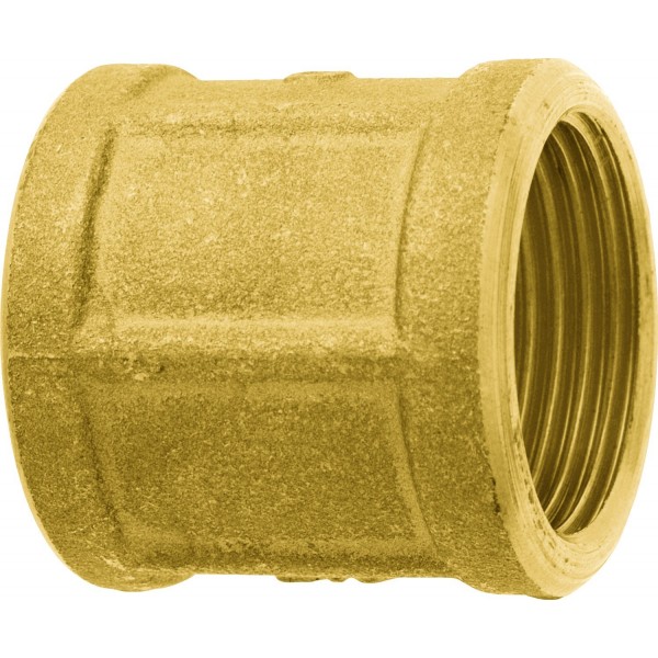 Manchon fileté femelle 3/4", 20/27 Geka. Ce manchon est en laiton.